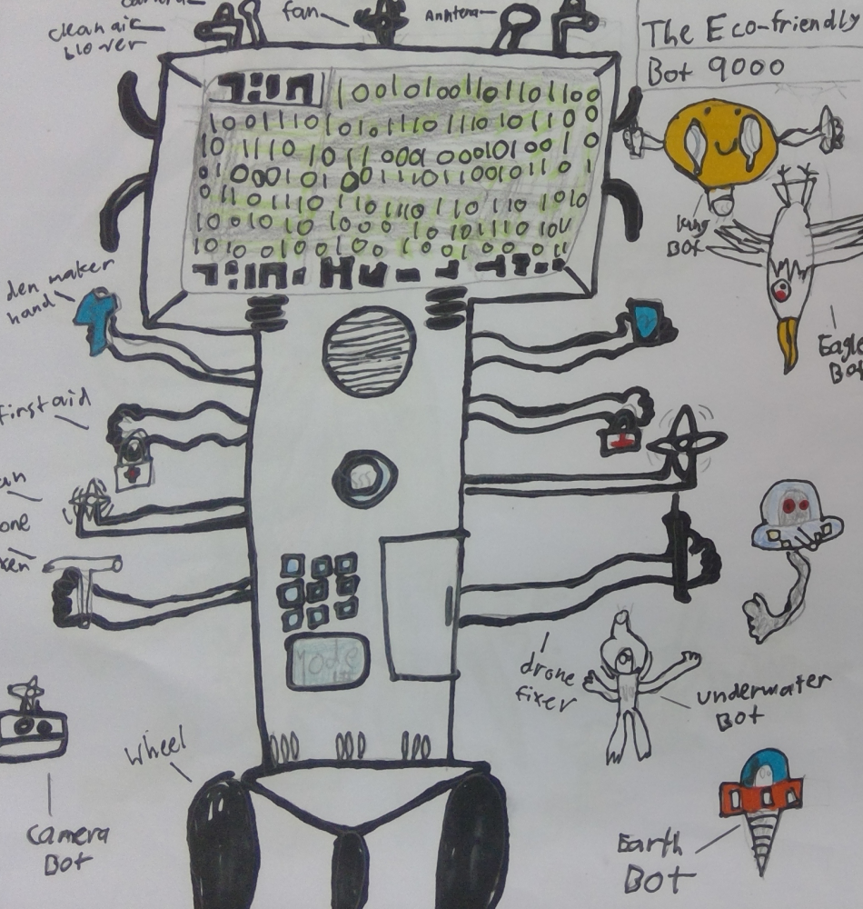 The Eco-Friendly Bot 9000 : Little Inventors